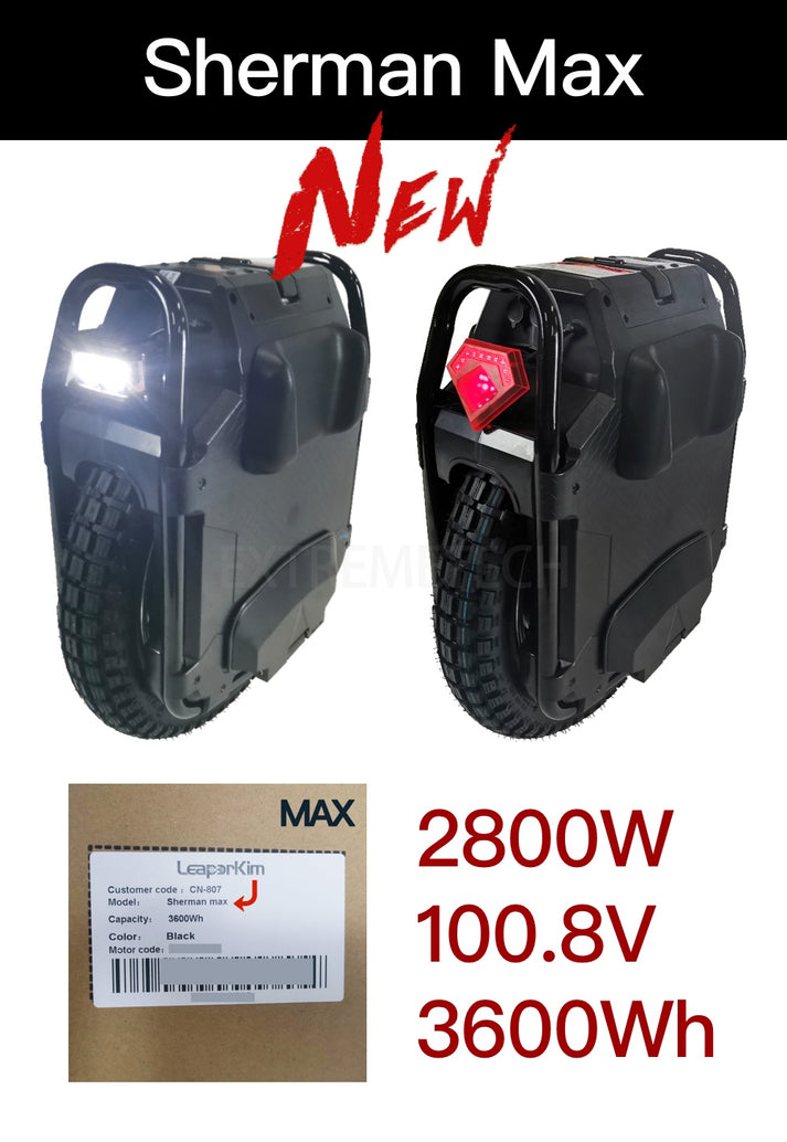 Leaperkim Sherman Max - 20inch 2800W 100.8V 3600Wh – Top-wheel
